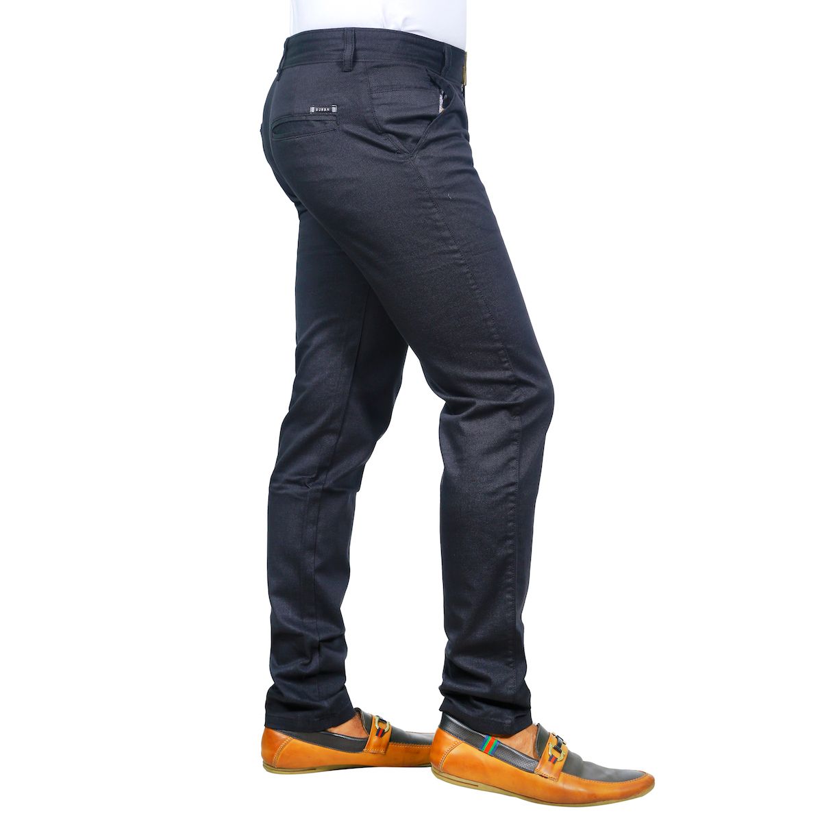 Buy Burbn Slim Fit Chino Trousers006 at Lowest Price ...